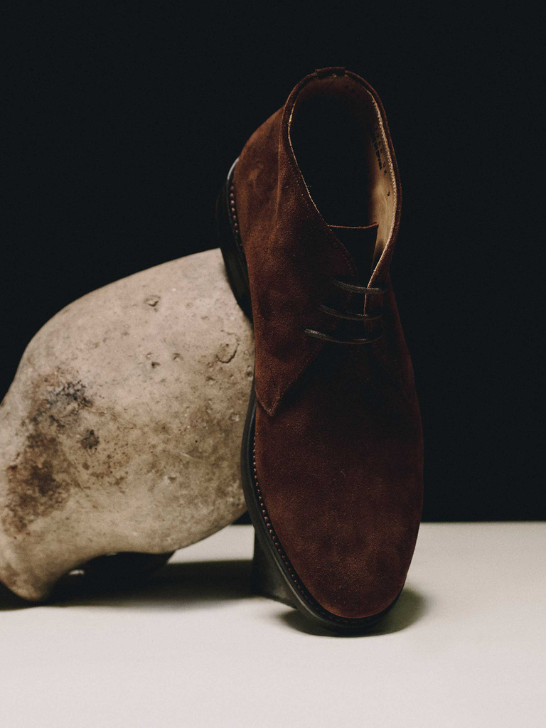 The Chukka - Medium Brown Suede | Morjas