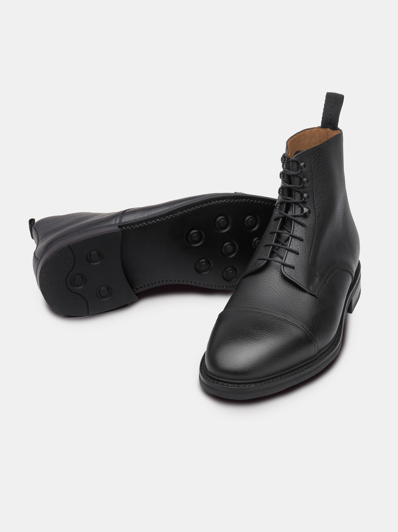 The Jumper Boot - Black Grain | Goodyear Welted | MORJAS