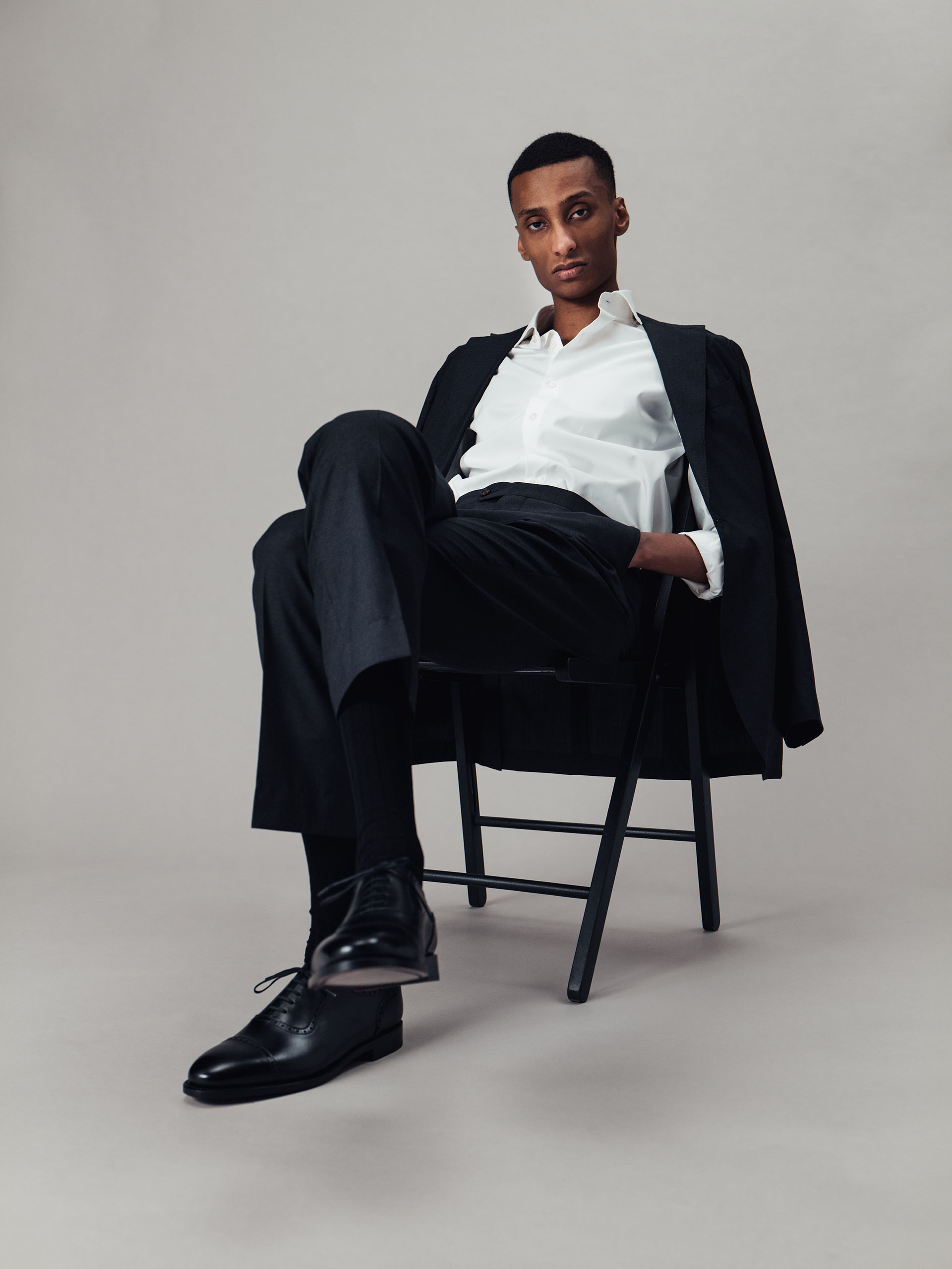 L’Adelaide - Cuir Lisse Noir | MORJAS