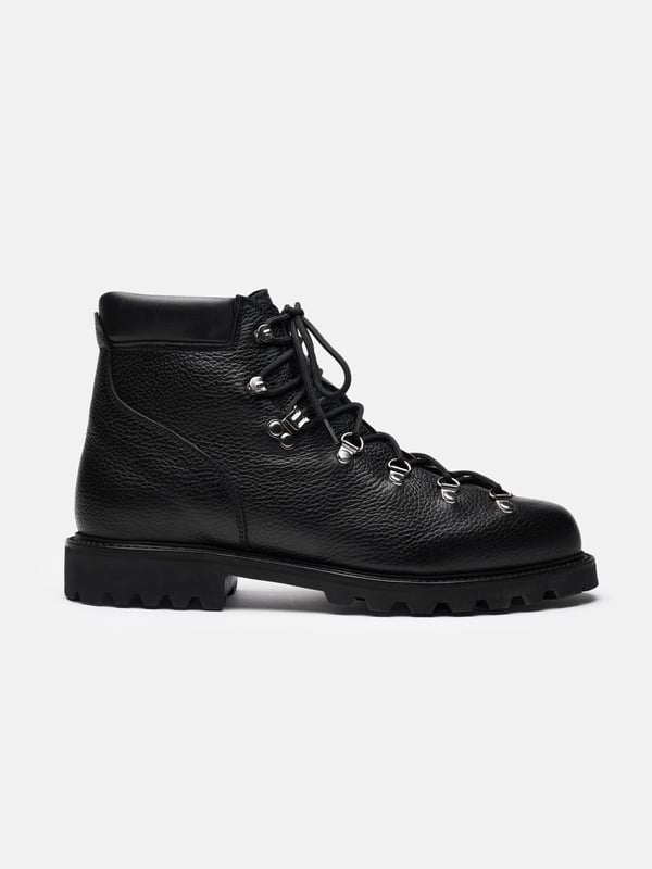 The Hiking Boot - Black Grain | Goodyear Welted | MORJAS